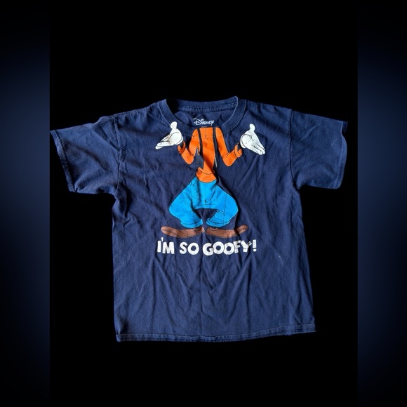 Disney | Shirts & Tops | Disney Goofy Blue Graphic Tee | Poshmark